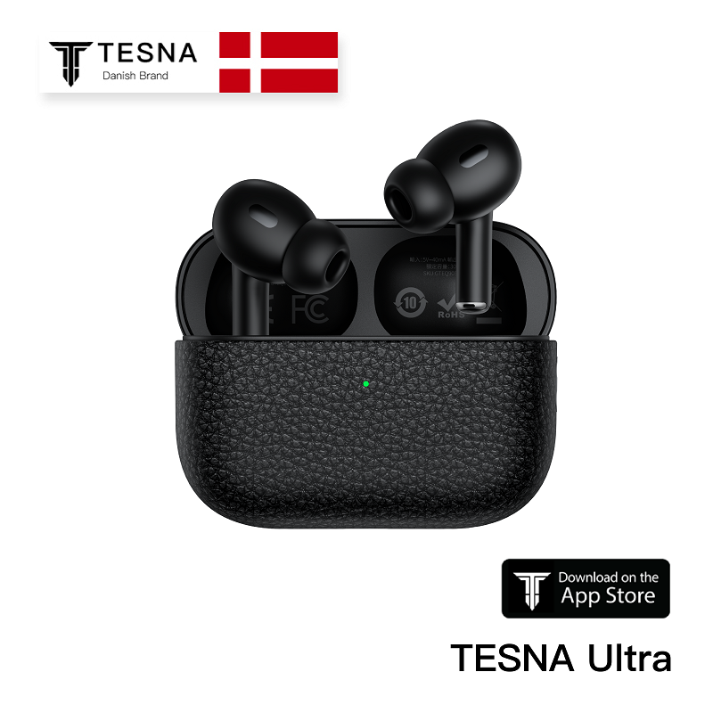 TESNA Ultra ANC Active Noise Cancelling Bluetooth Earphones (Black ...